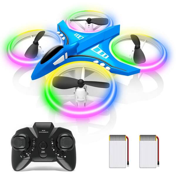 Ahfiwaso Mini Drone for Kids with LED Night Lights 1-Key Take Off ...