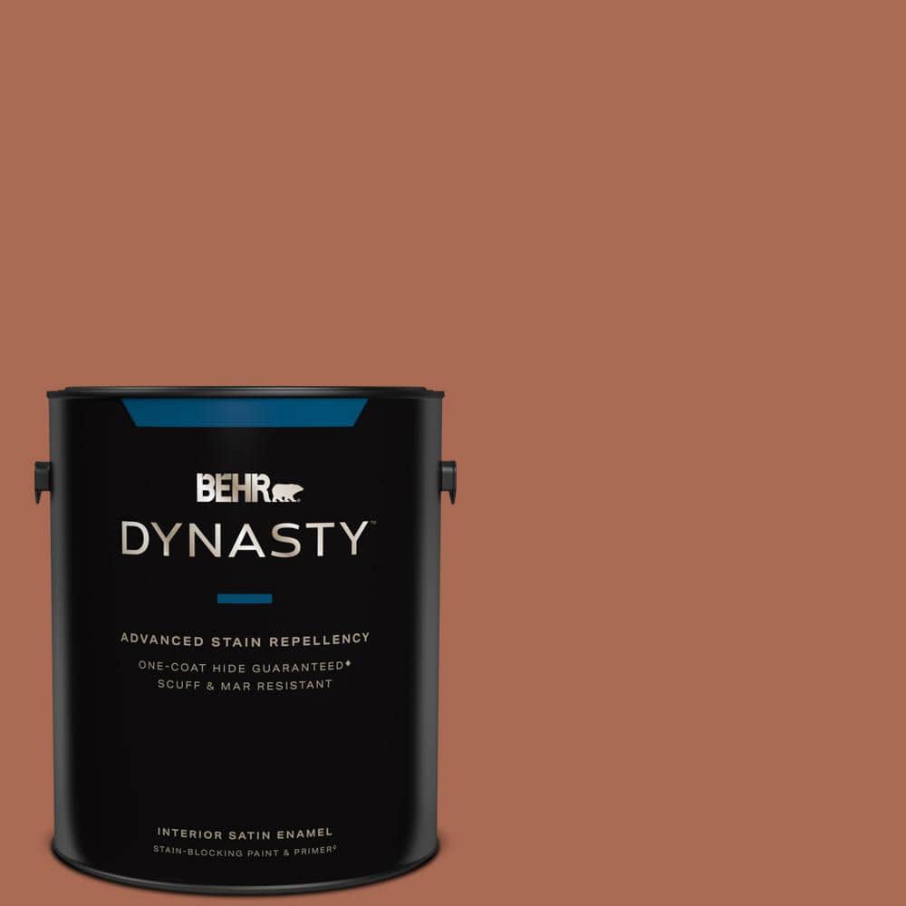 BEHR DYNASTY 1 gal. #220D-7 Mojave Sunset Satin Enamel Interior Stain ...