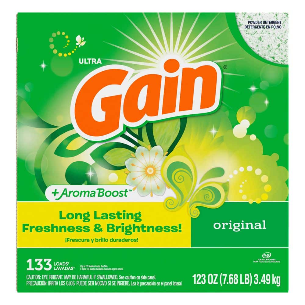 Gain 123 oz. Plus Aroma Boost Ultra HE Original Scent Powder Laundry ...