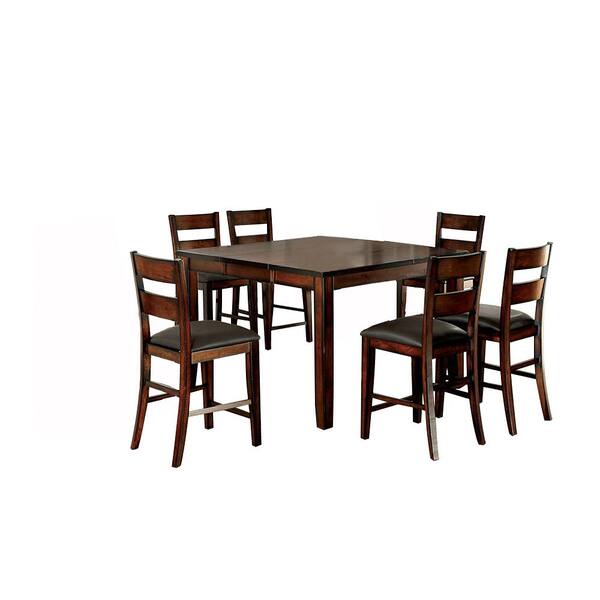 William's Home Furnishing Dickinson II Dark Cherry Table Set CM3187PT ...