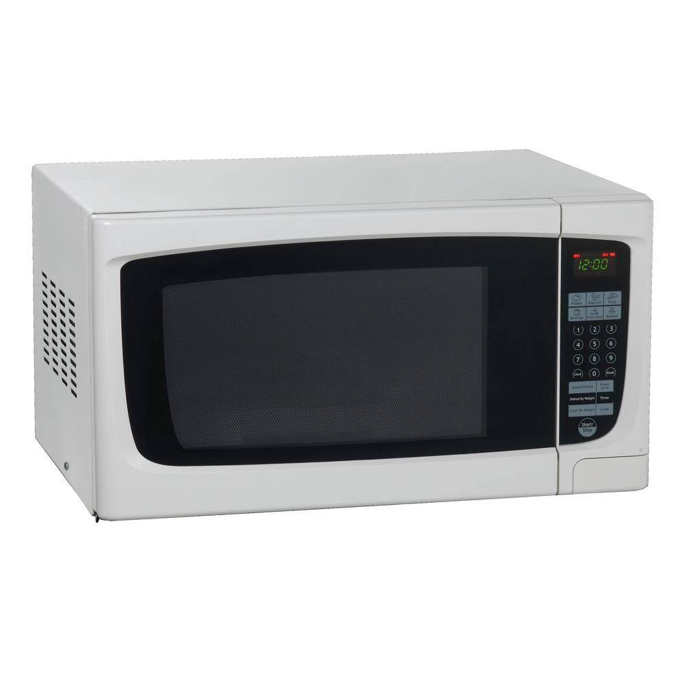 Avanti 1.4 cu. ft. Countertop Microwave White, with Sensor Cooking ...
