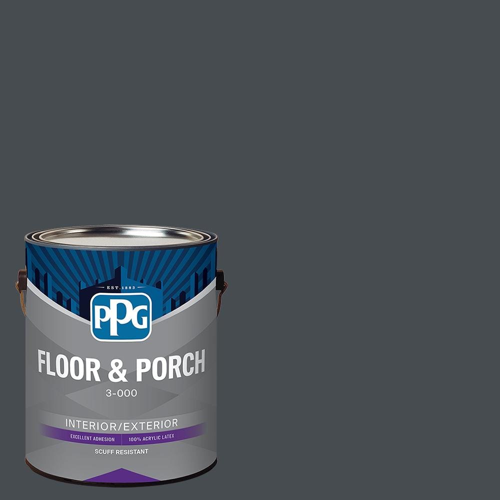 PPG 1 gal. PPG1037-7 Witchcraft Satin Interior/Exterior Floor and Porch ...