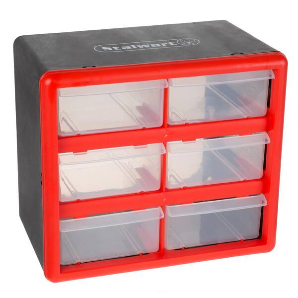 Stalwart 6-Compartment Small Parts Organizer HW2200011