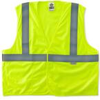 Ergodyne GLoWEAR 8246Z S/M Lime Hi-Vis Type R Class 2 Two-Tone Mesh Vest with Reflective-8246Z ...