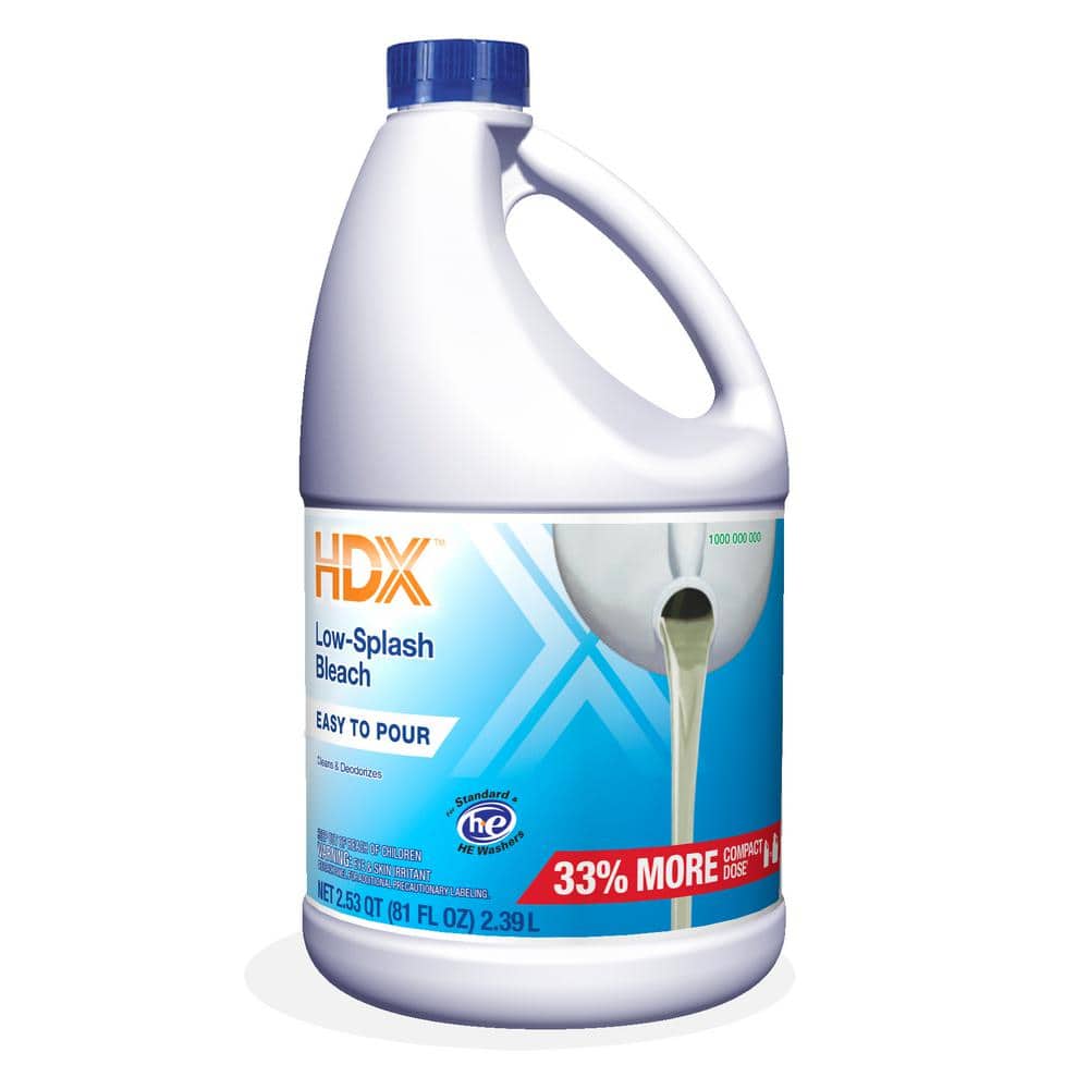 Reviews for HDX Low Splash Liquid Laundry Bleach, 6-Pack, 81 fl. oz ...