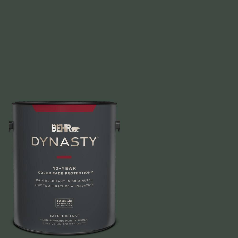 BEHR DYNASTY 1 gal. #PPF-54 Trellised Ivy Flat Exterior Stain-Blocking ...