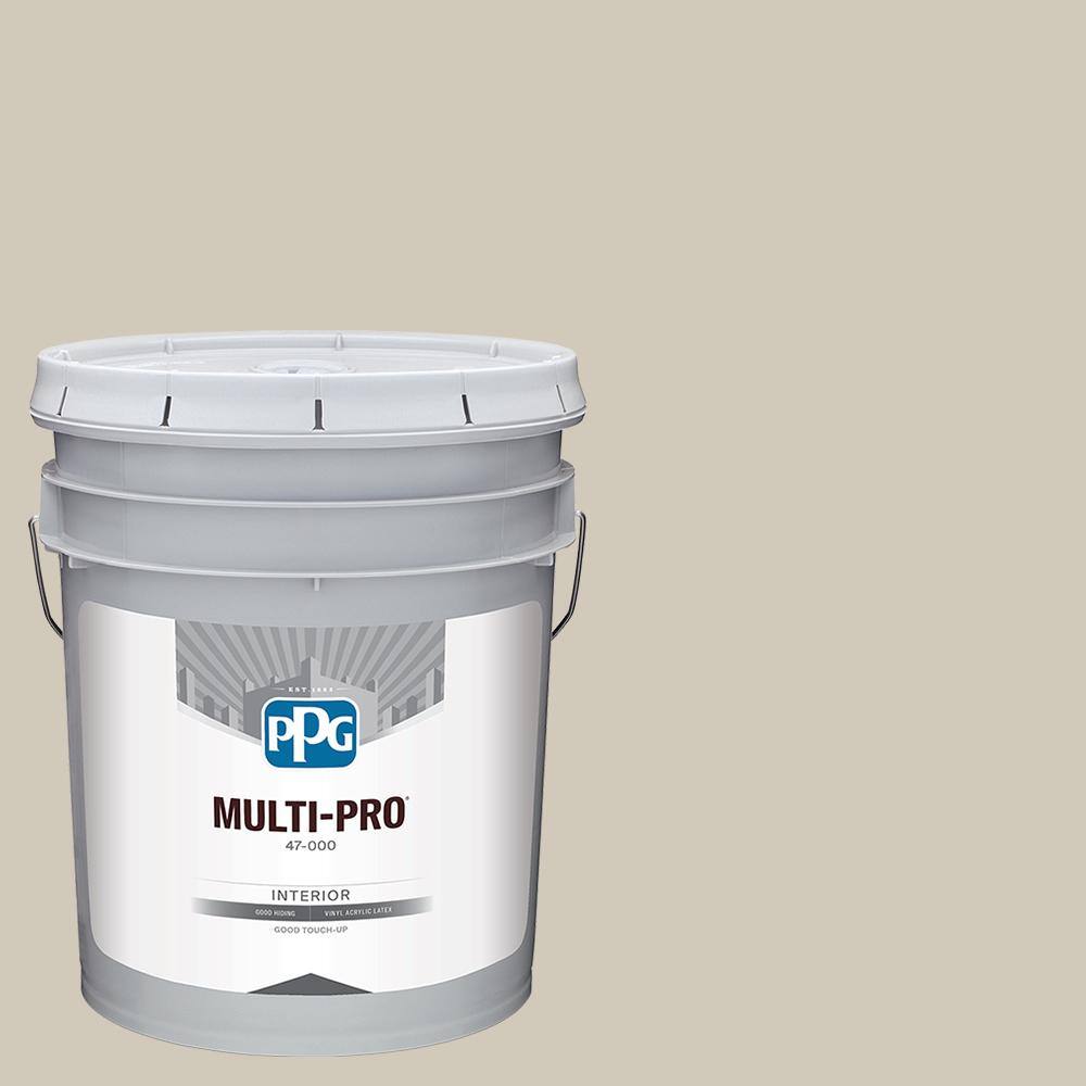 MULTI-PRO 5 Gal. PPG1024-4 Moth Gray Semi-Gloss Interior Paint PPG1024 ...