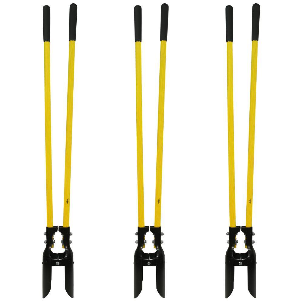 Nupla 48 in. Classic Fiberglass Post Hole Digger with Heavy-Duty Blade ...