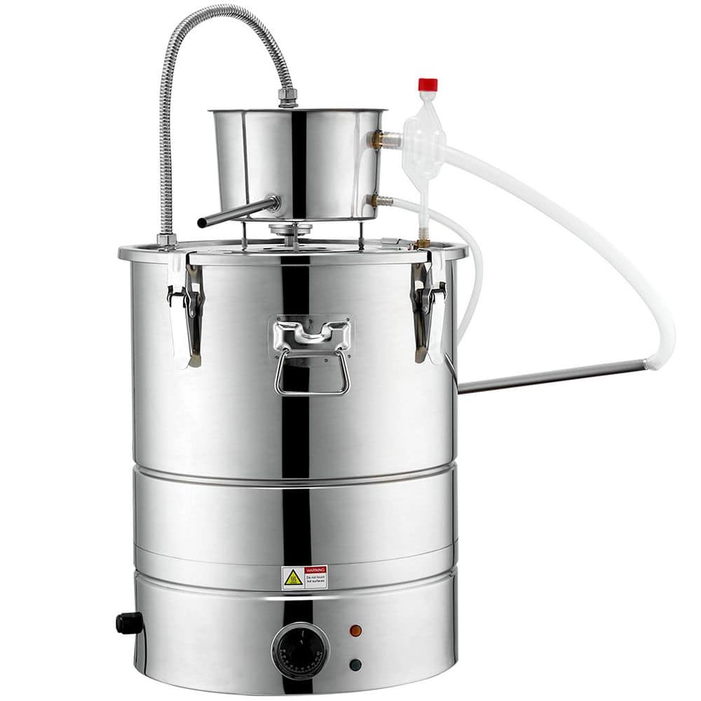 SKYSHALO Alcohol Still 9 Gal 30 L Water Alcohol Distiller, Home ...