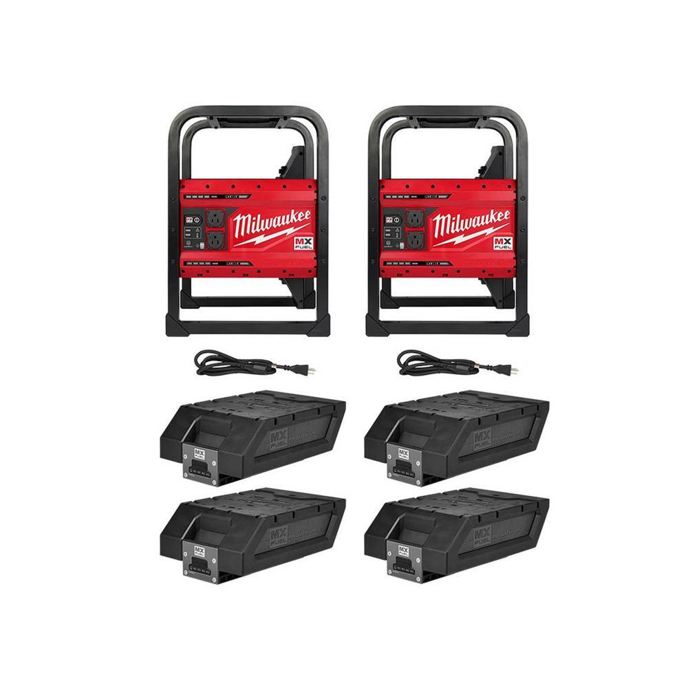 Milwaukee MX FUEL 3600-Watt/1800-Watt Push Start Portable Battery ...