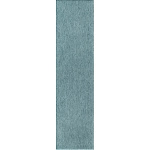 Unique Loom Outdoor Solid Corn Harvest Yellow 7 ft. 10 in. x 7 ft. 10 ...