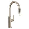 Delta Nicoli Single Handle Pull Down Sprayer Kitchen Faucet with Slim ...