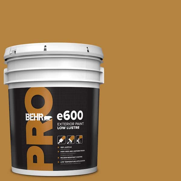 BEHR PRO 5 gal. #S-H-330 Honeysuckle Blast Low Luster Exterior Paint ...