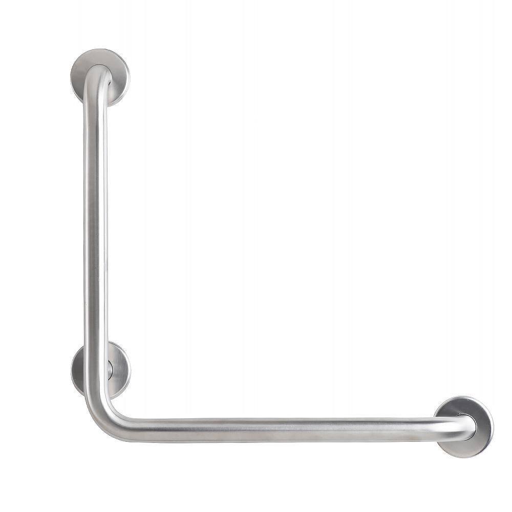 CSI Bathware 30 in. x 30 in. Right Hand Vertical Angle Grab Bar in ...
