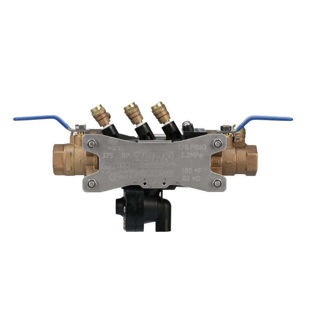 Wilkins 1 in. 375 Reduced Pressure Principle Backflow Preventer 1-375 ...