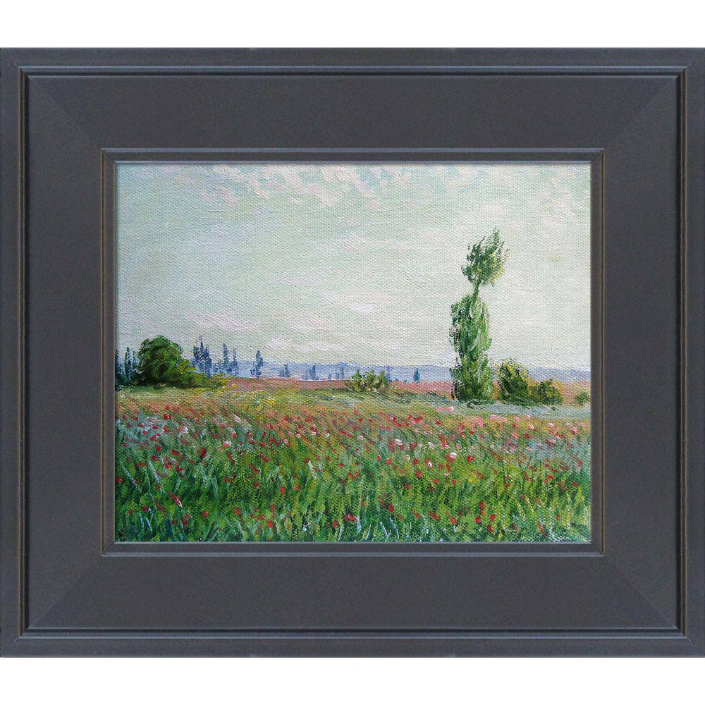 LA PASTICHE The Fields of Poppies by Lane Farnham Gallery Black Framed ...