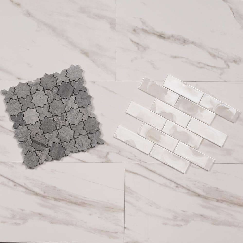 MSI Take Home Tile Sample - Montague Mosaic 4 in. x 4 in. Mixed Floor ...