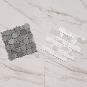MSI Take Home Tile Sample - Neptune Gold Porcelain 4 in. x 4 in. Mixed ...