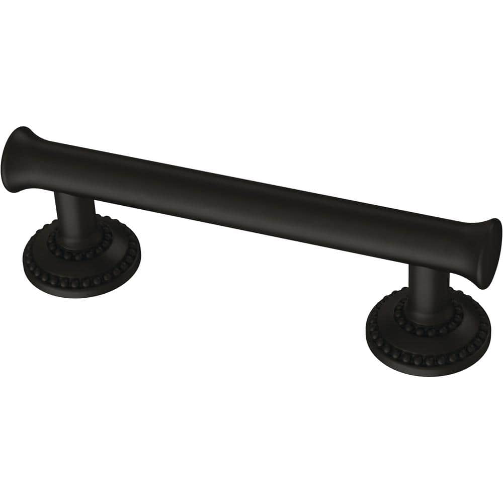 Liberty Double Beaded 3 in. (76 mm) Classic Matte Black Cabinet Drawer ...