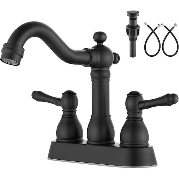 PICTURESQUE CENDU LLC 4 in. Centerset Double Handle High Arc Bathroom ...