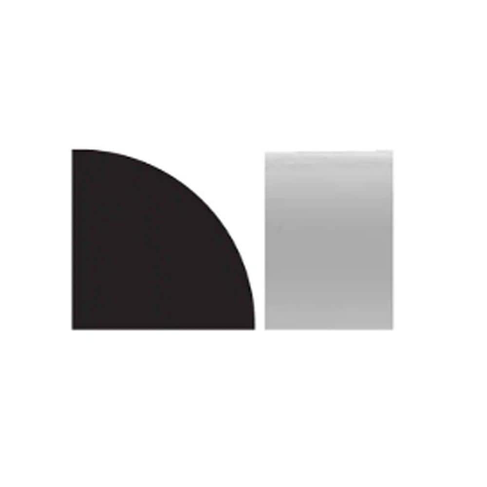 Ekena Millwork WM108 0.5 in. D x 0.5 in. W x 6 in. L PVC Quarter Round ...