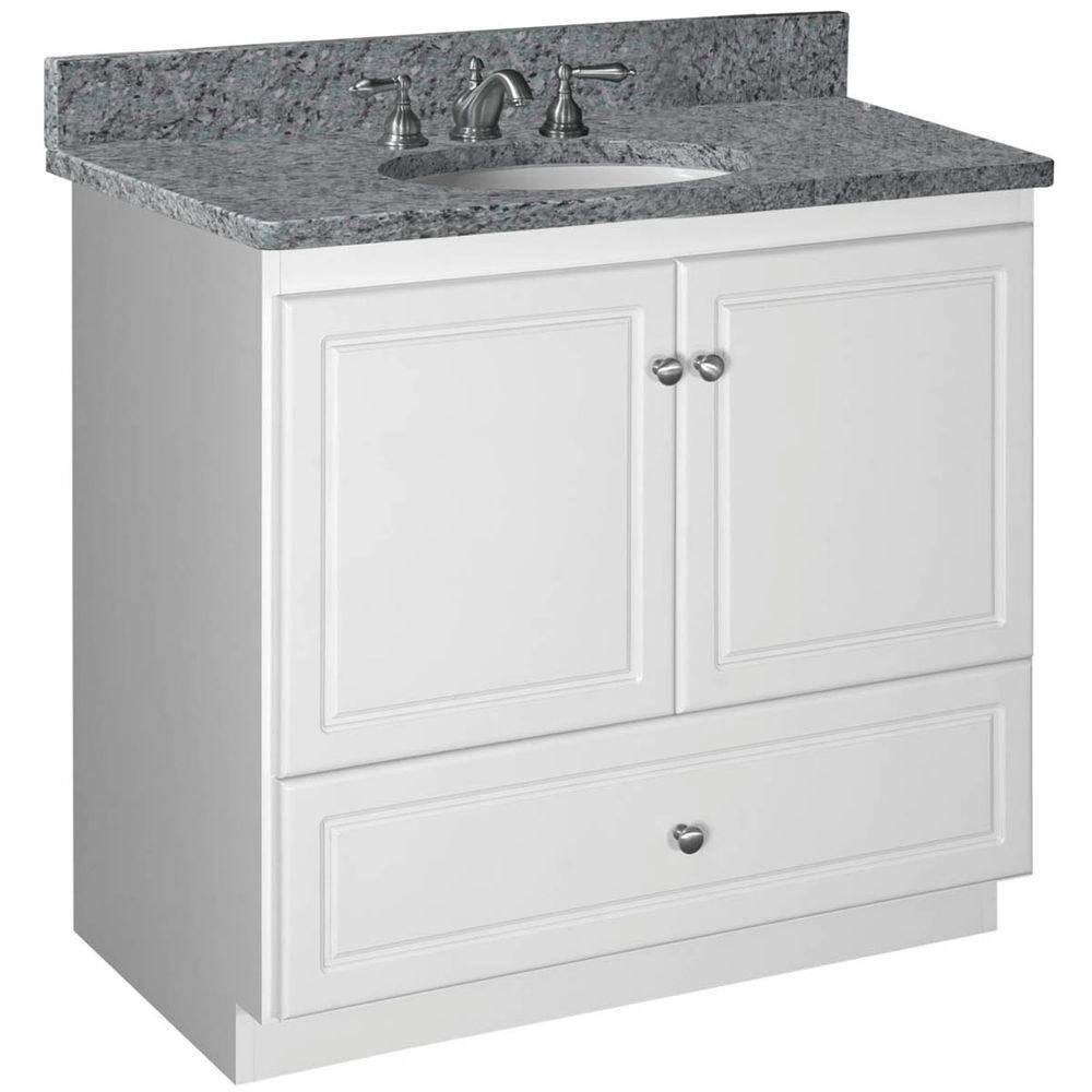 Simplicity by Strasser Ultraline 36 in. W x 21 in. D x 34.5 in. H Bath ...