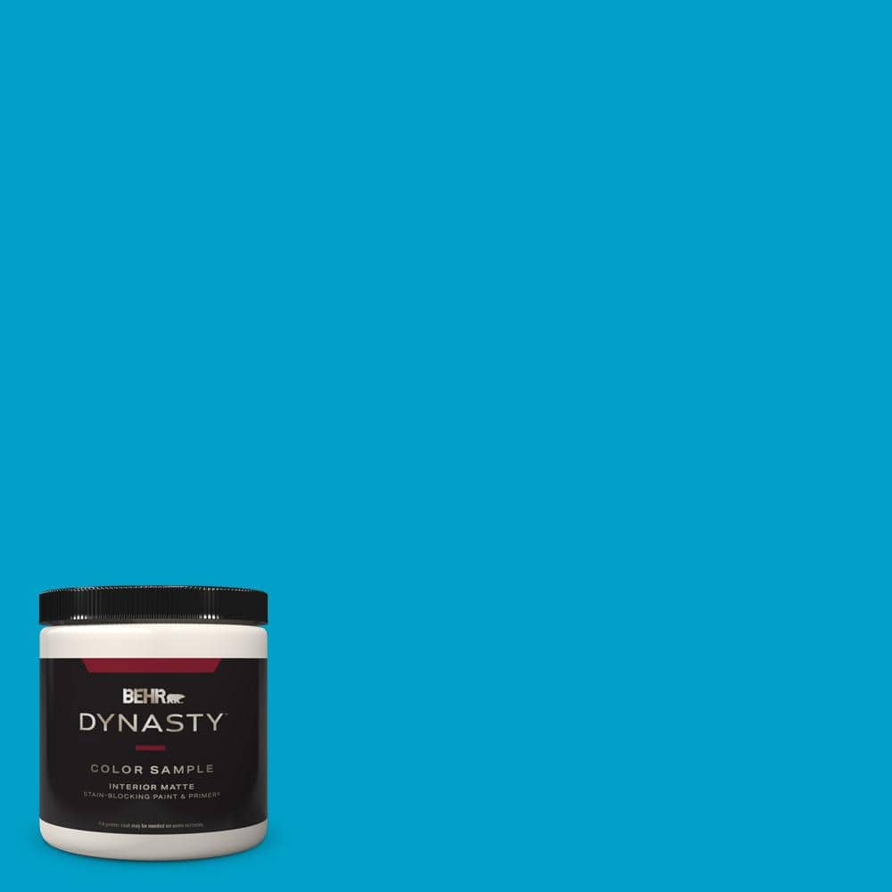 BEHR DYNASTY 8 oz. #P490-5 Yucatan Matte Stain-Blocking Interior ...