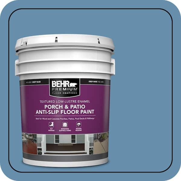 BEHR PREMIUM 5 gal. #S500-5 Treasure Map Textured Low-Lustre Enamel ...