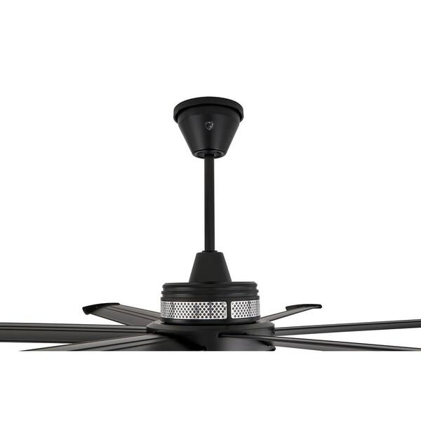 Big Ass Fans Mammoth 84 in. Smart Indoor/Outdoor Black Universal Mount ...