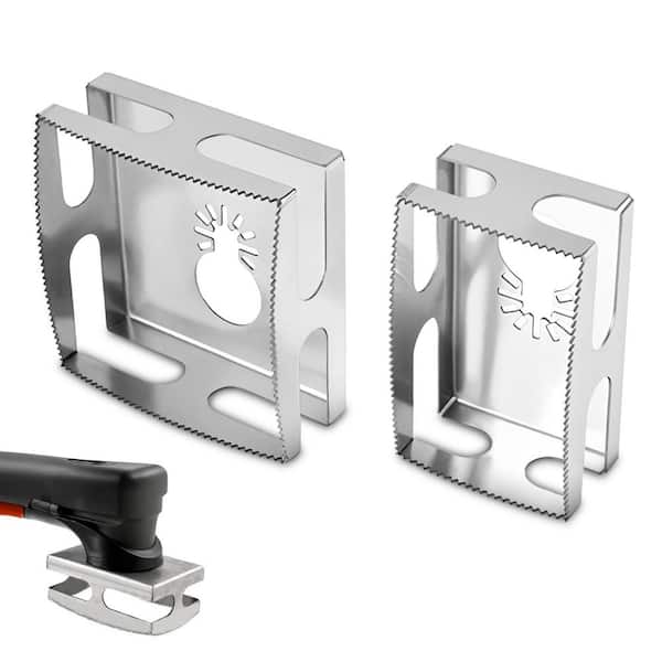 2-Pack Stainless Steel Rectangle and Square Slot Cutter Oscillating ...