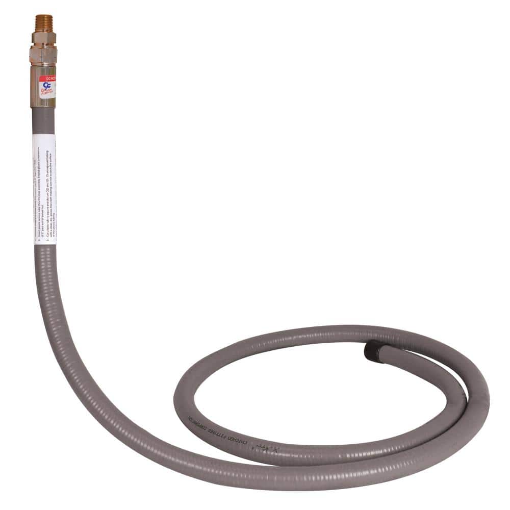 X-Riser 1/2 in. Female Flare Swivel 1/2 in. CTS, SDR 7 36 in. OAL Riser ...