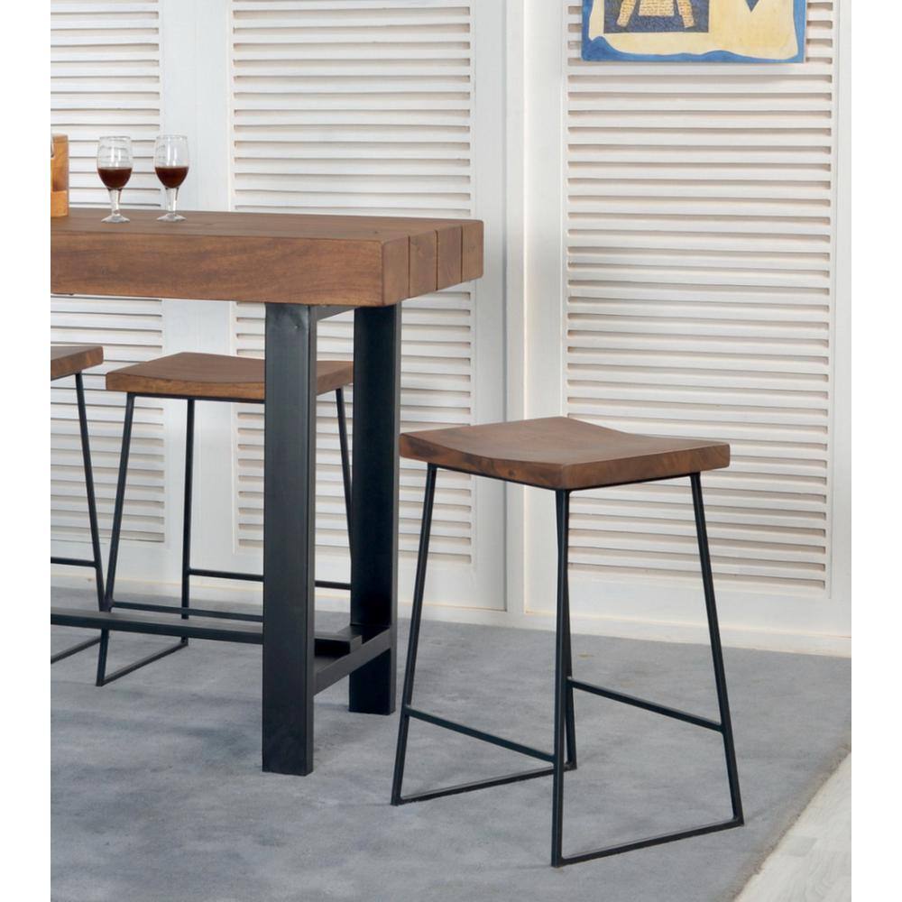 Coast To Coast Accents Dakota Light Brown Counter Height Bar Stools ...
