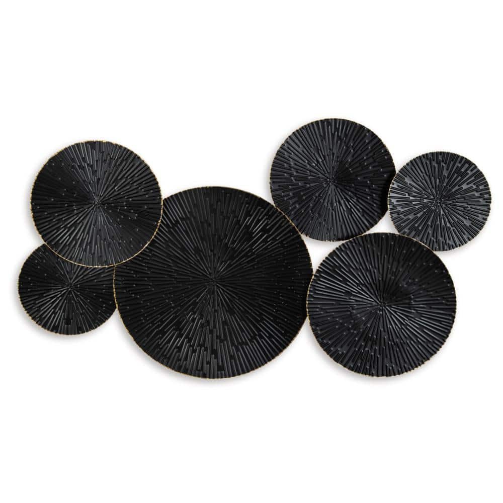 Signature DESIGN BY ASHLEY Rhetlen 20.63 in. x 36 in. Metal Black/Gold ...