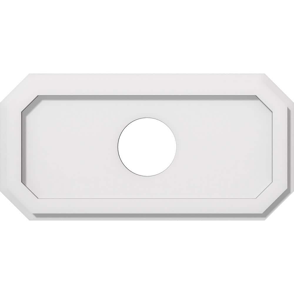 Ekena Millwork 1 in. x 20 in. x 10 in. PVC Medallion Moulding ...