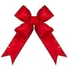 Red Sleigh 24 in. Red Nylon Outdoor Christmas Structural Bow 78330 ...