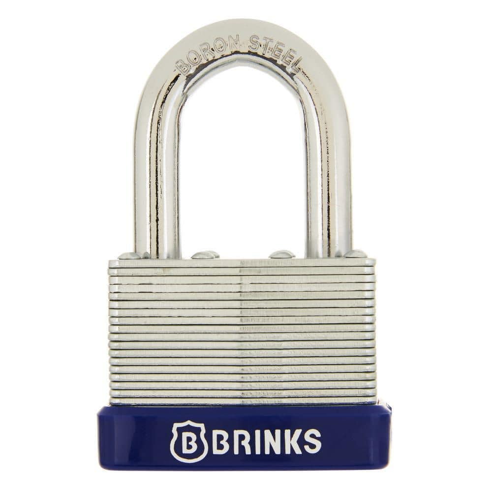 Brinks 1-9/16 in. (30 mm) Laminated Steel Keyed Padlock 172-30001 - The ...