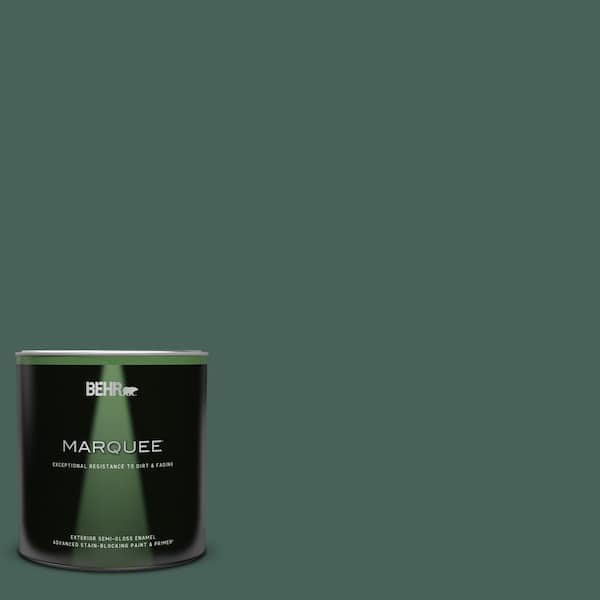 BEHR MARQUEE 1 qt. #T18-20 Equilibrium Semi-Gloss Enamel Exterior Paint ...