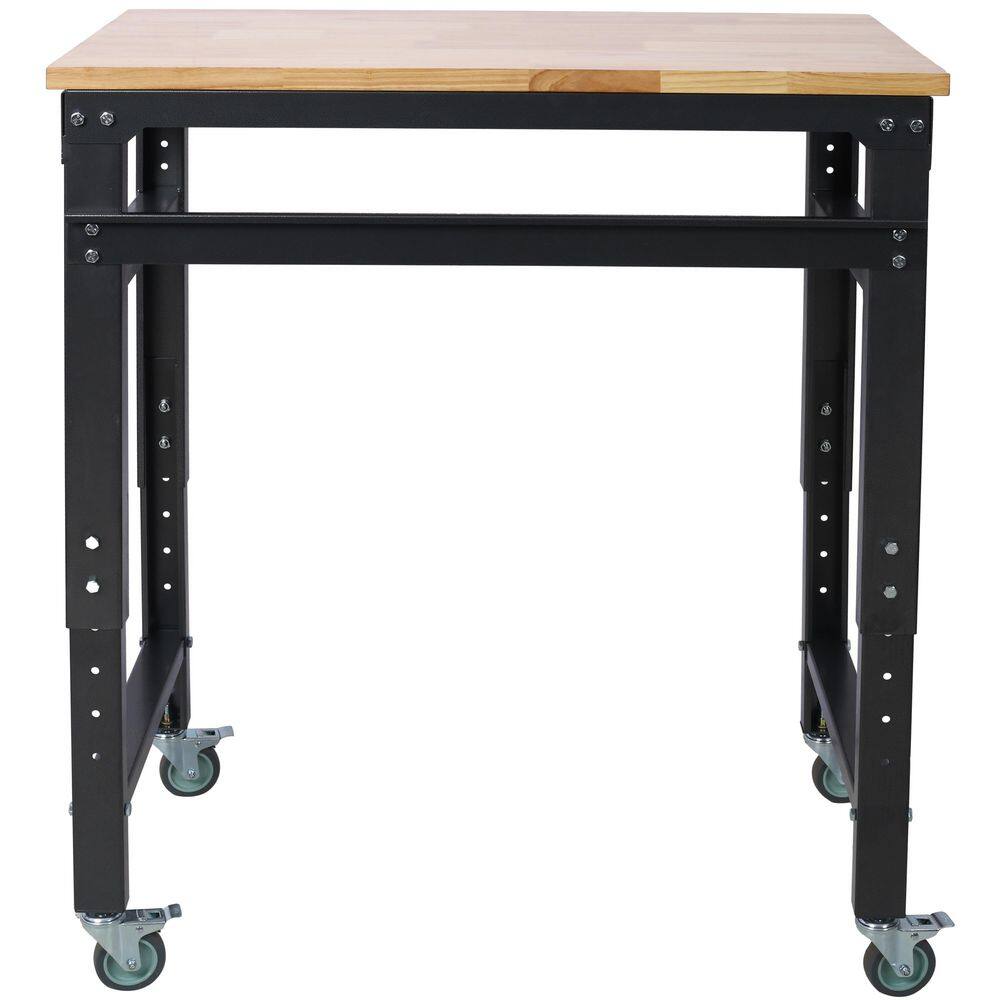 Reviews for 35 in. Rolling Adjustable Height Workbench Locking Casters ...