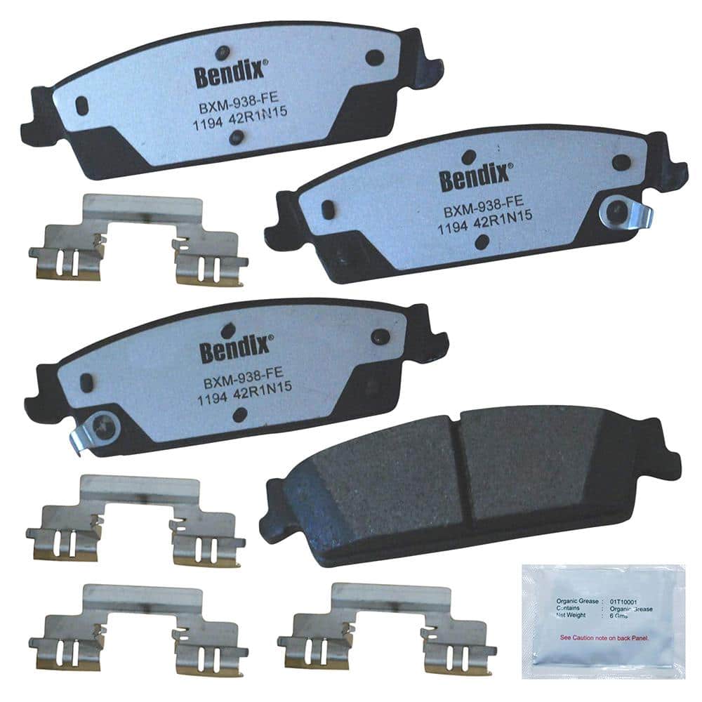Bendix Fleet Metlok Disc Brake Pad Set 2016-2017 Toyota Mirai - -L ...