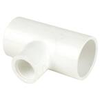 DURA 6 in. x 6 in. x 2 in. Schedule 40 PVC Reducing Tee SxSxFPT 402-528 ...