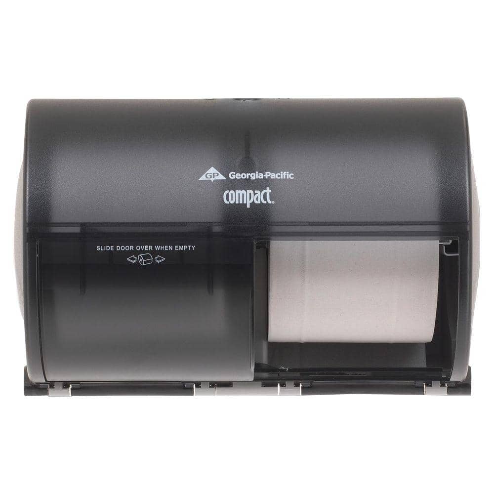 Georgia-Pacific Compact Translucent Smoke Side-by-Side Double Roll ...
