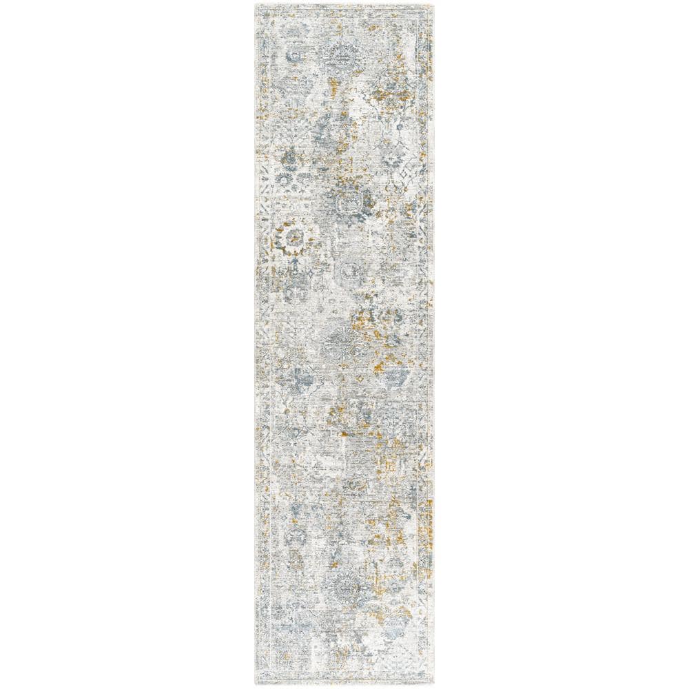 Livabliss Dresden Gray Traditional 10 ft. x 11 ft. Indoor Area Rug ...