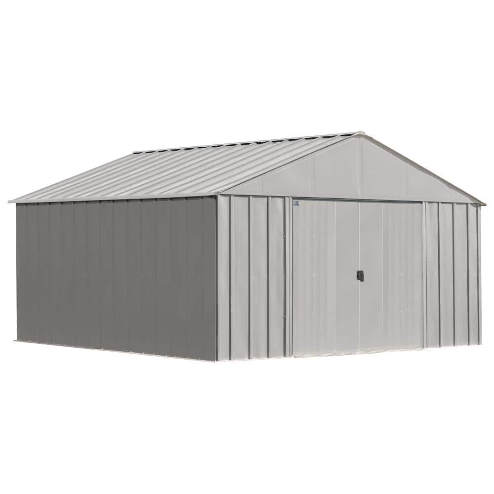 Arrow Classic Storage Shed 12 ft. W x 12 ft. D x 8 ft. H Metal Shed 138 ...