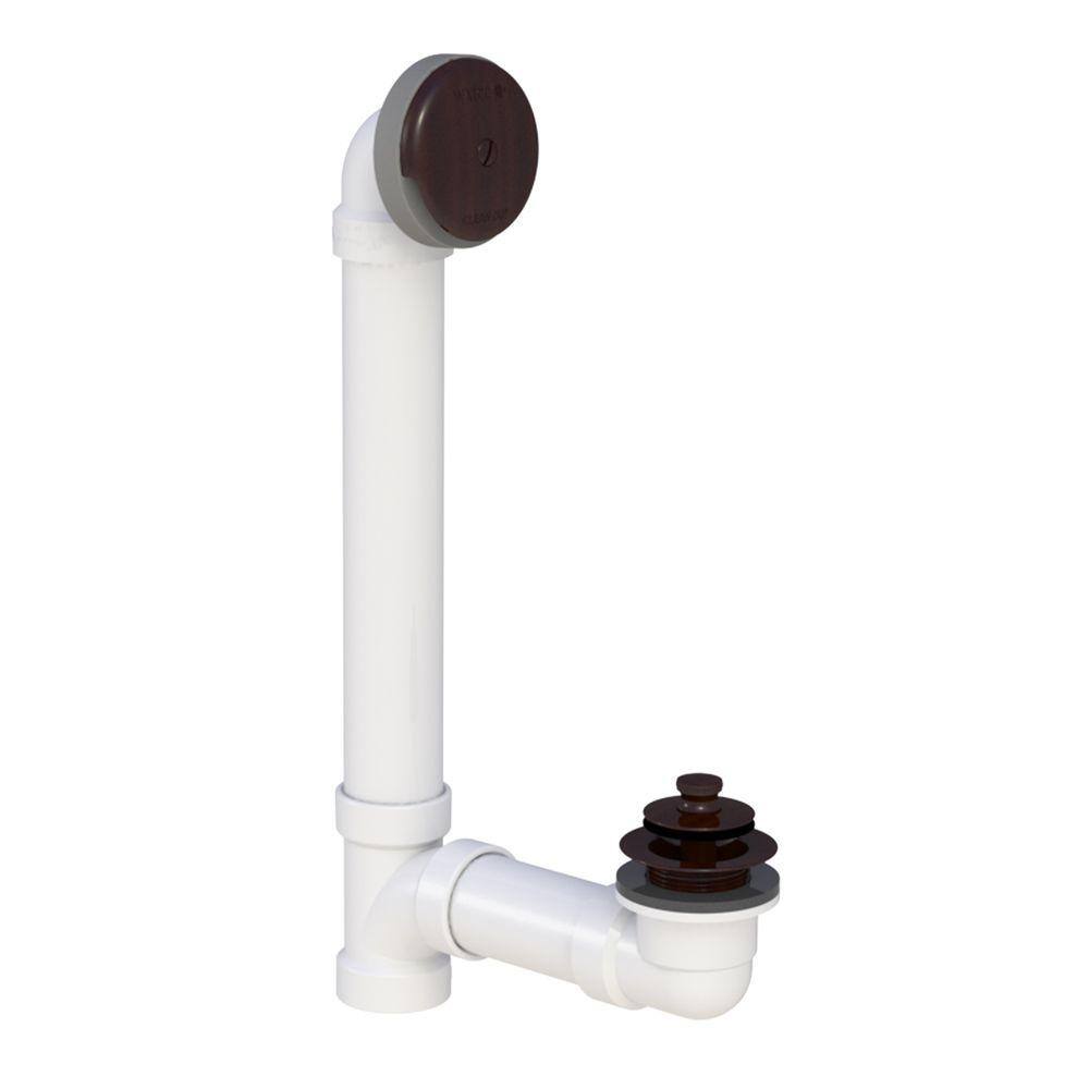 Watco 600 Series 16 in. Sch. 40 PVC Bath Waste - Push Pull 600-PP-PVC ...