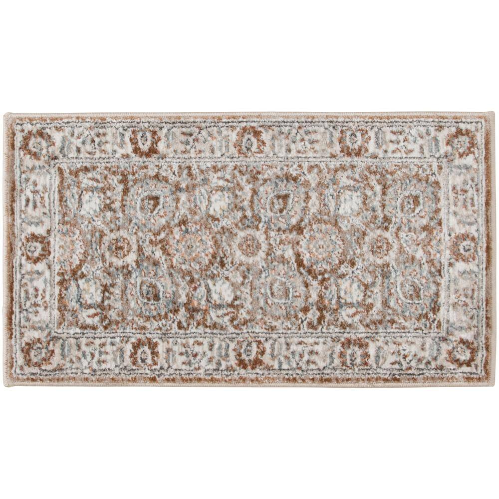 Home Decorators Collection Reynell Brown Doormat 2 ft. x 3 ft. Floral ...