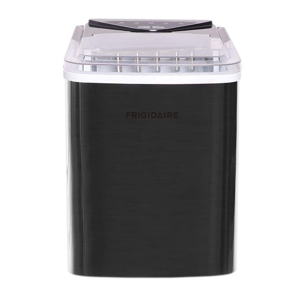 Frigidaire 9.4 in 26 lbs. Bullet Countertop Ice Maker in Black EFIC123 ...