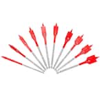 DIABLO SPEEDemon High Speed Steel Spade Bit Set with Pouch (10-Piece ...