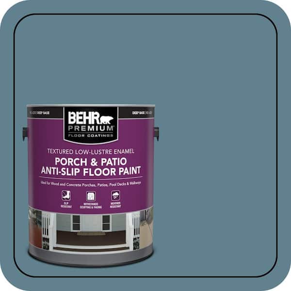BEHR PREMIUM 1 gal. #PFC-68 Silver Gray Textured Low-Lustre Enamel ...