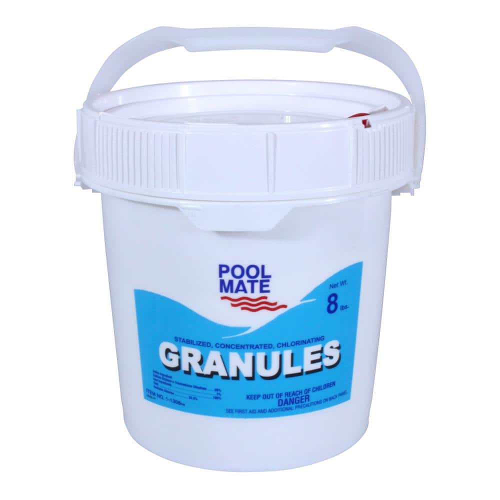 Pool Mate 8 lb. Pool Concentrated Chlorinating Granules 1-1308 - The ...
