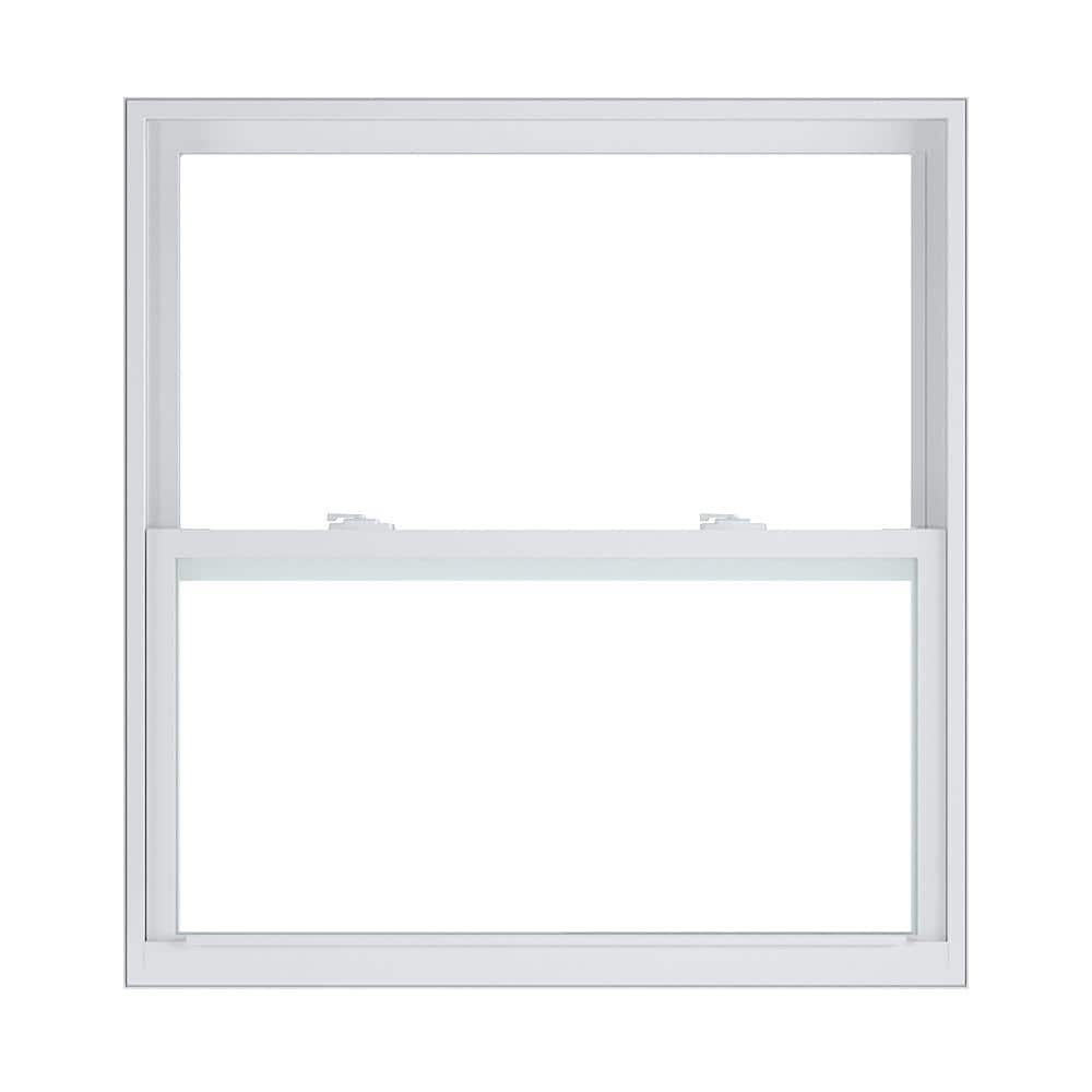 American Craftsman 36 in. x 38 in. 50 Series White Single Hung Low-E ...